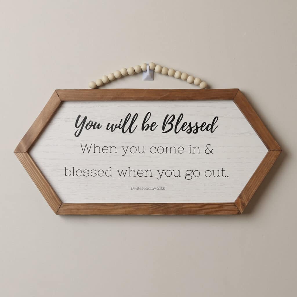 You will be blessed Hex Decor - I Make This