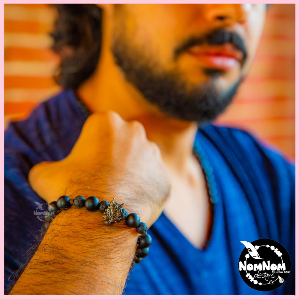 Energy Healing Wolf Bracelet for balance & strength - I Make This