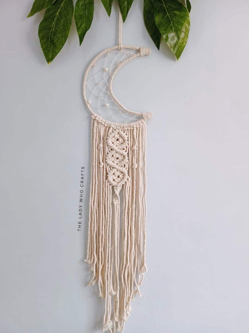 Macrame moon and star wall hanging – I Make This