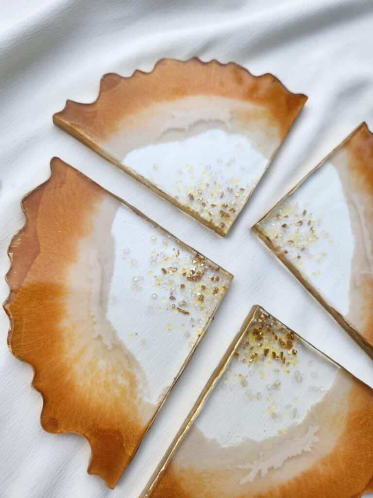 Orange coasters (4 pieces) - I Make This