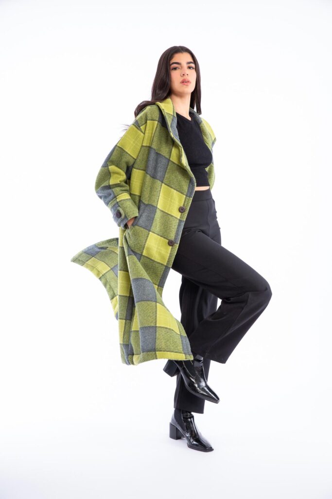 Green Checkered Coat - I Make This