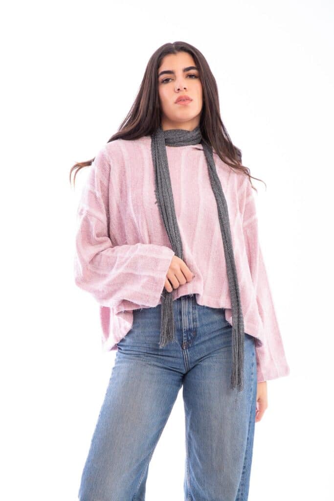 Rose knit hoody pullover - I Make This