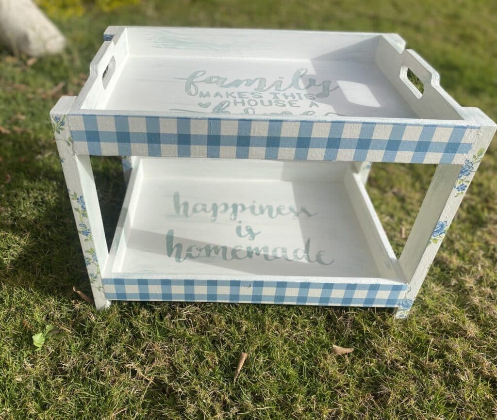 2 Tiers Farmhouse Tray - I Make This