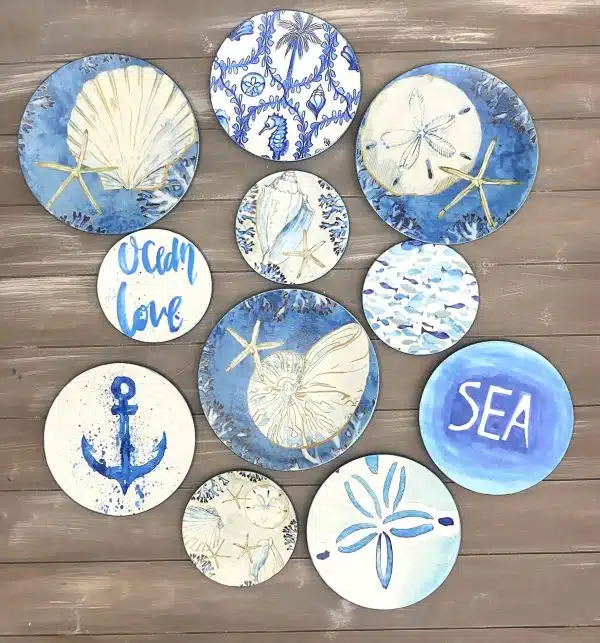 "Ocean Sea Shells" Wall Plates Collection - I Make This
