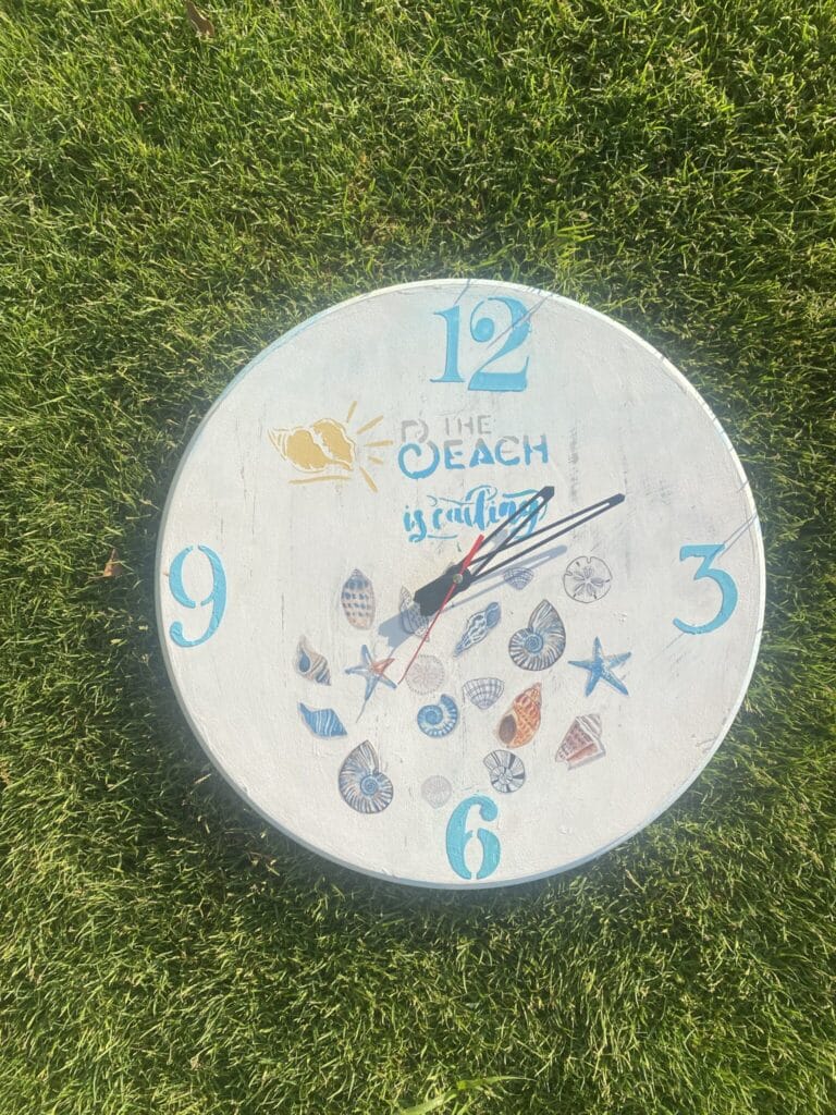 Sea Shells Wall Clock - I Make This