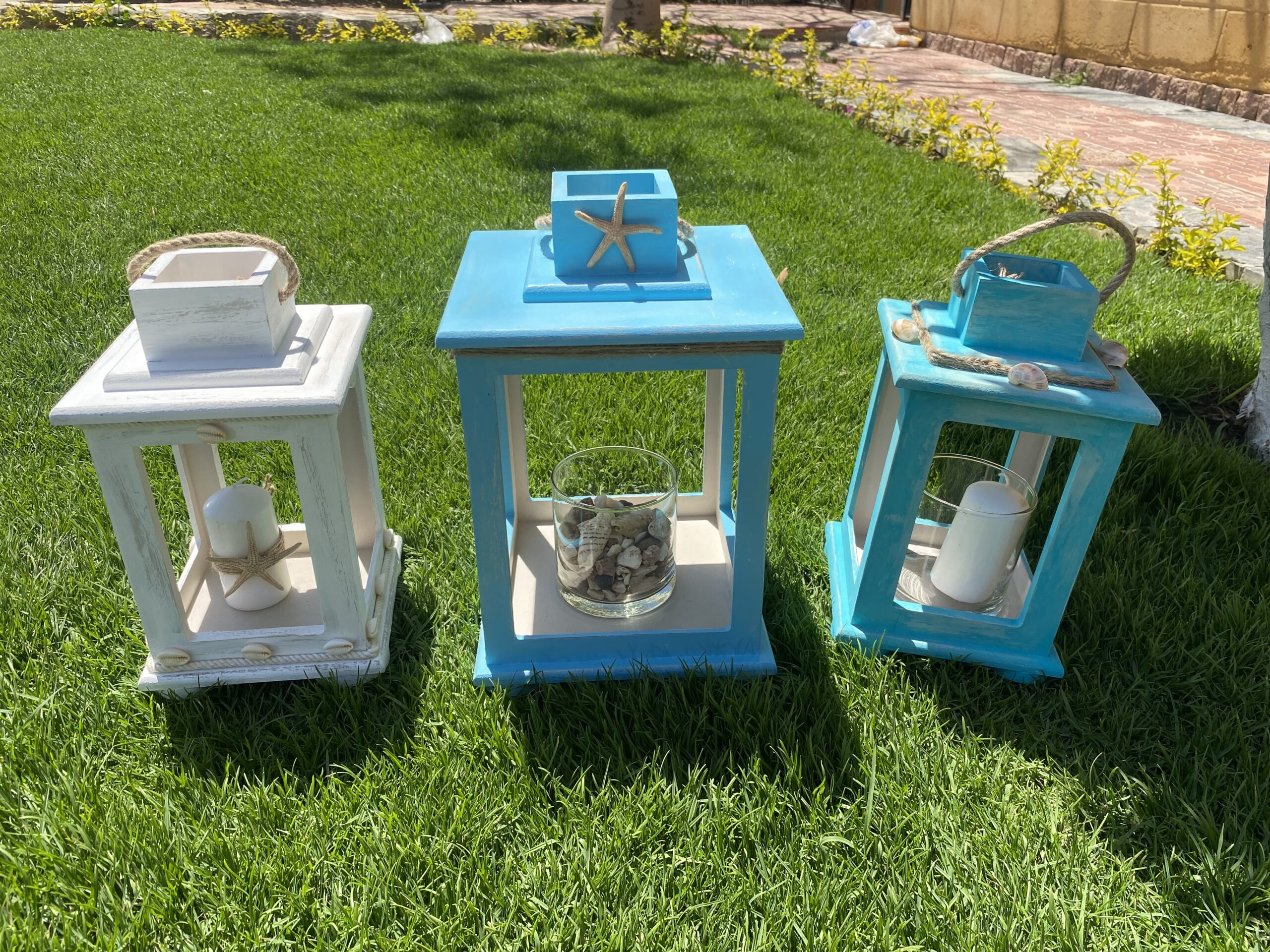 White Sea Shell Summer Lantern – I Make This