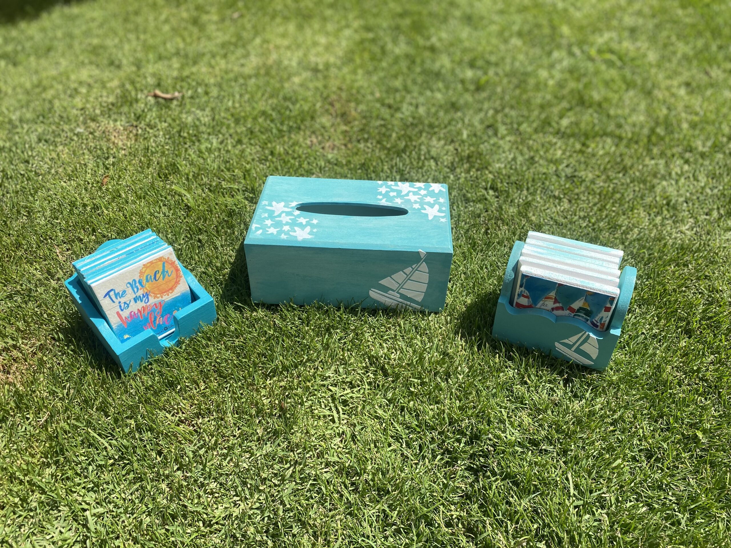 Aqua Tissue Box – I Make This