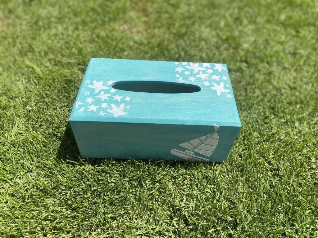 Aqua Tissue Box - I Make This