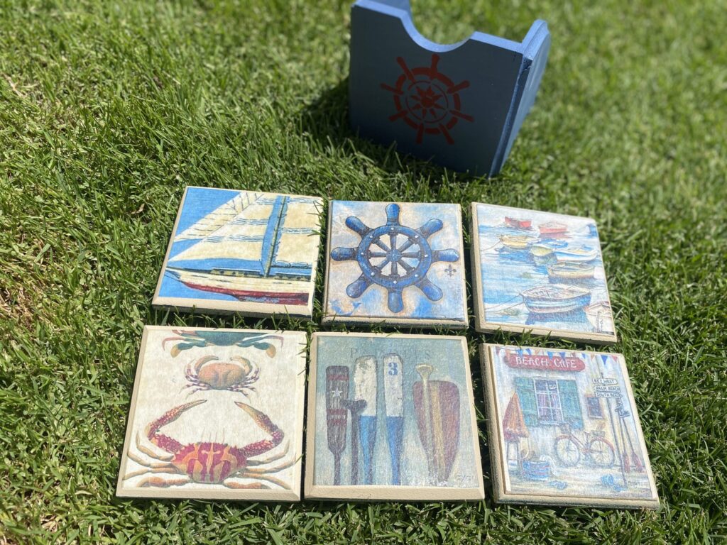 Vintage Summer Coasters Wheel Design - I Make This