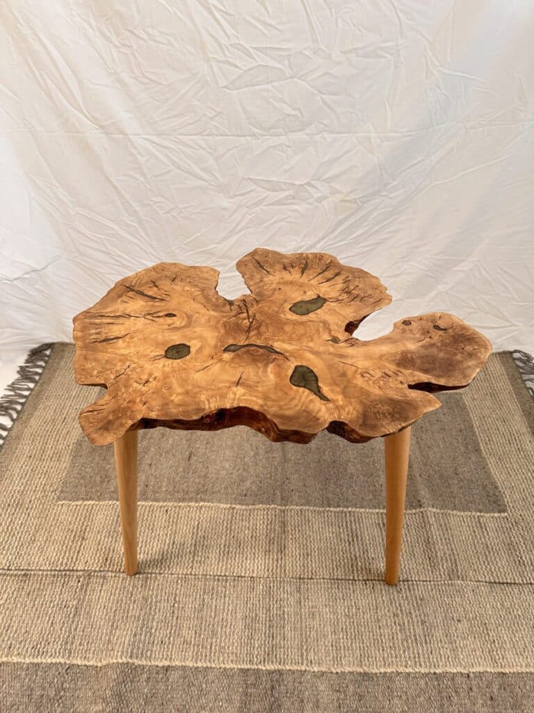 Olive Wood Live Edge Coffe Table - I Make This