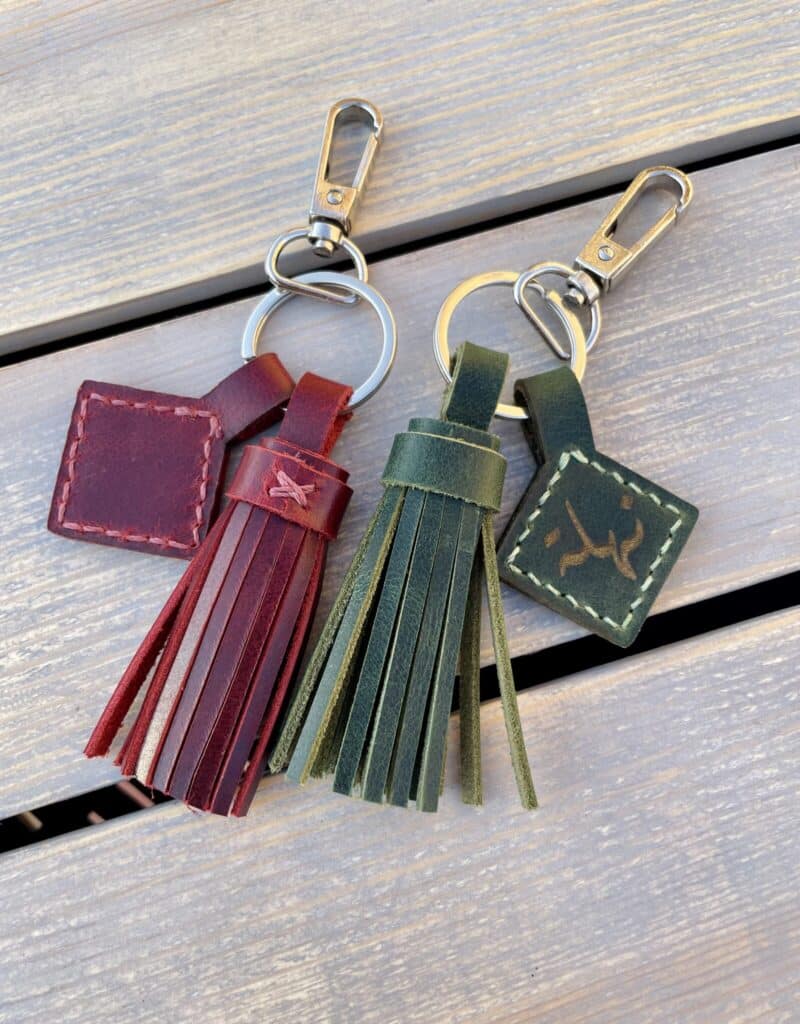 Leather keychain - I Make This