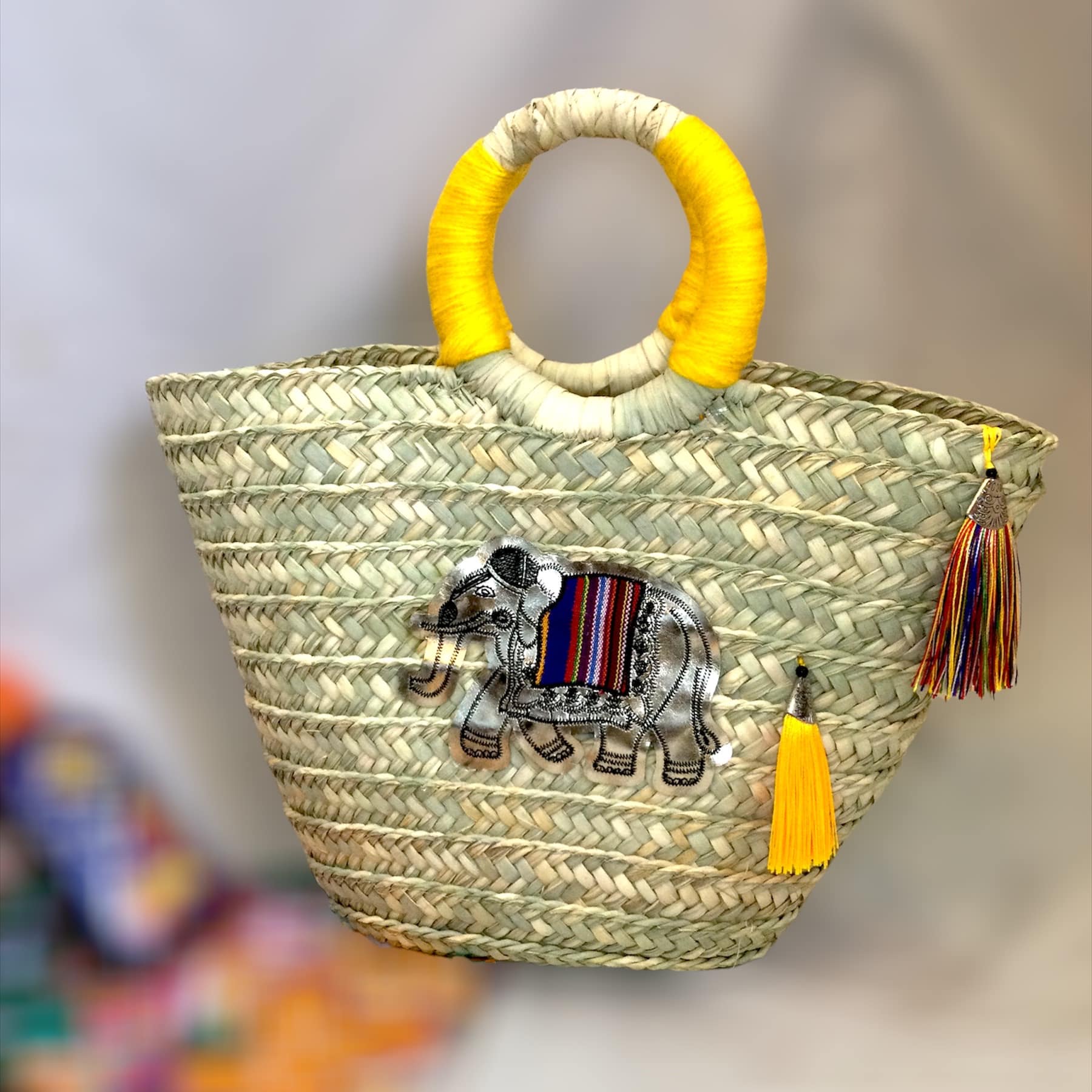 Elephant straw bag – I Make This