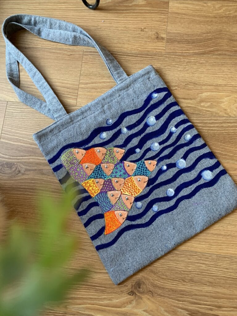 Fish tote Bag - I Make This