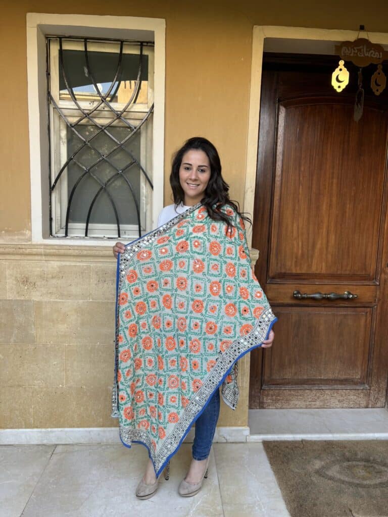 Beige Indian Shawl - I Make This