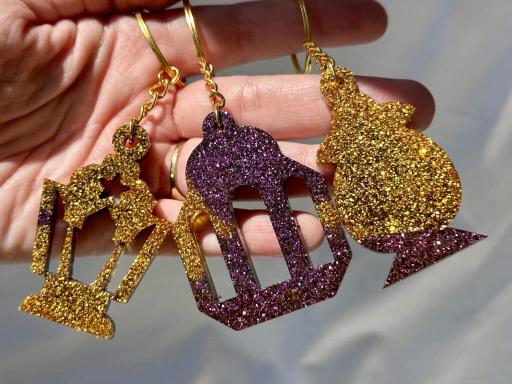 Gold-Glitter Fanous Ramadan - I Make This