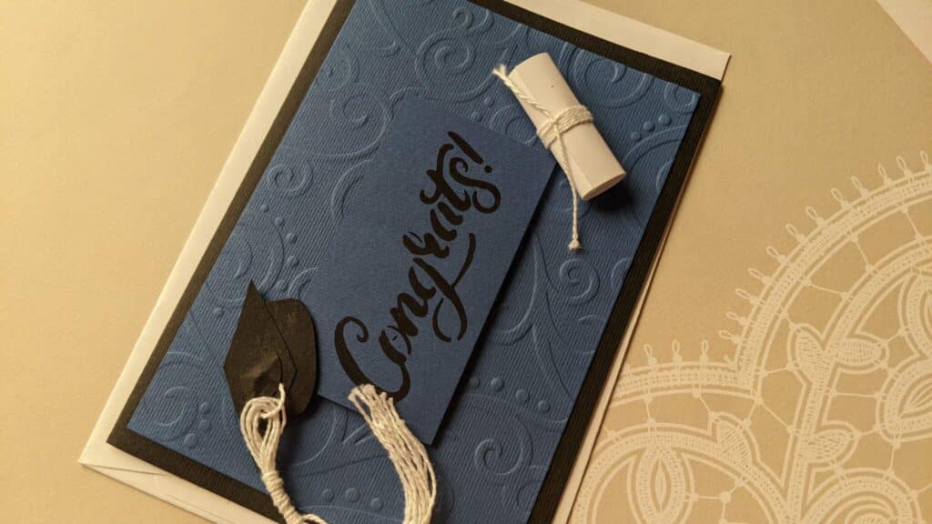 Graduation card handmade greeting card - I Make This