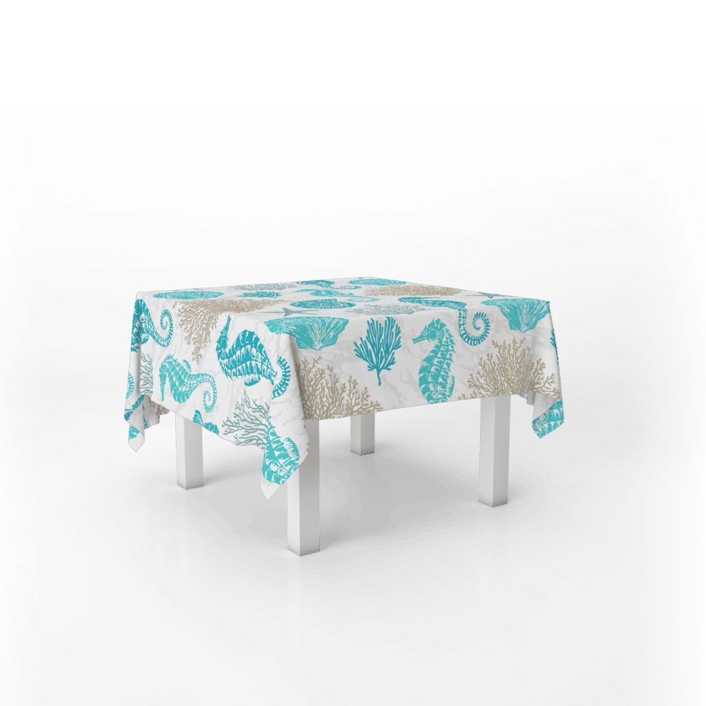 Sea Creatures Table Cover 140×140 – I Make This