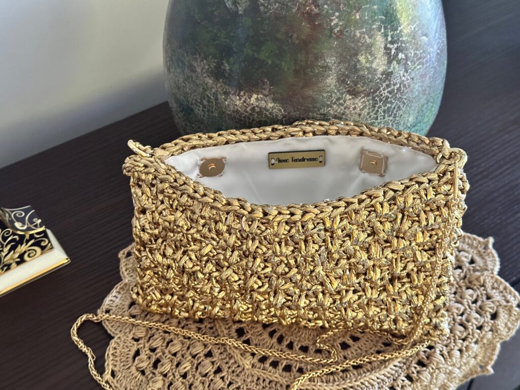 Golden soiree clutch for evening outings - I Make This