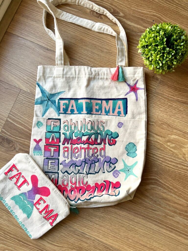 Name style totebag - I Make This