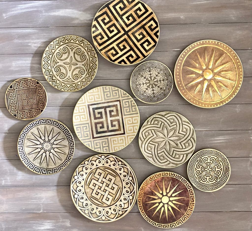"Classic Greek" Wall Plates Collection - I Make This