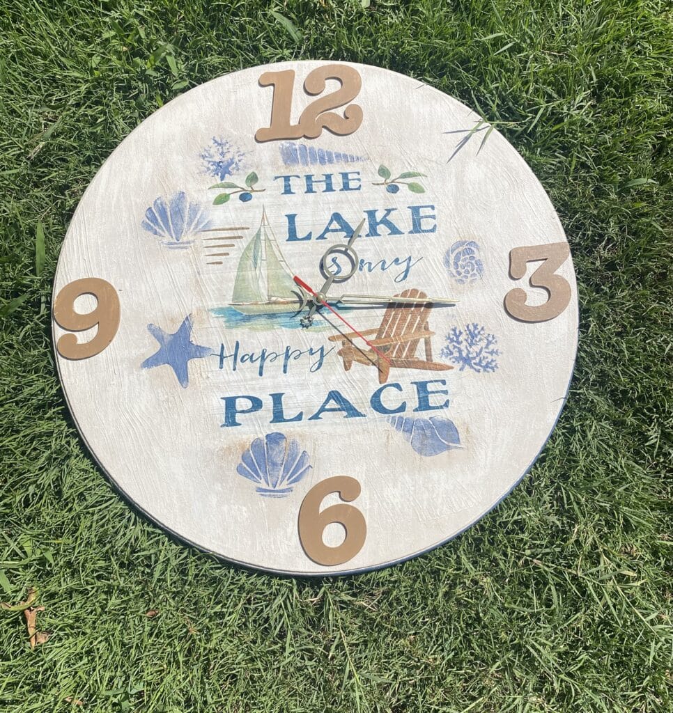"The Lake" Summer Wall Clock - I Make This
