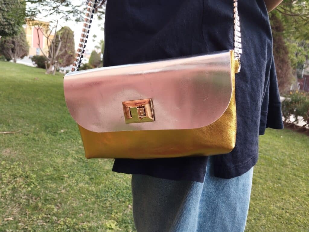 Silver & gold bag - I Make This