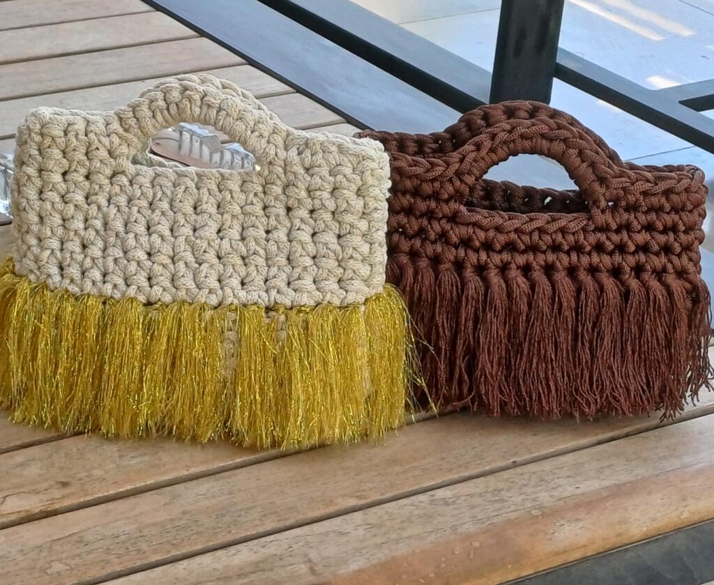 Fringes mini-hand bag - I Make This