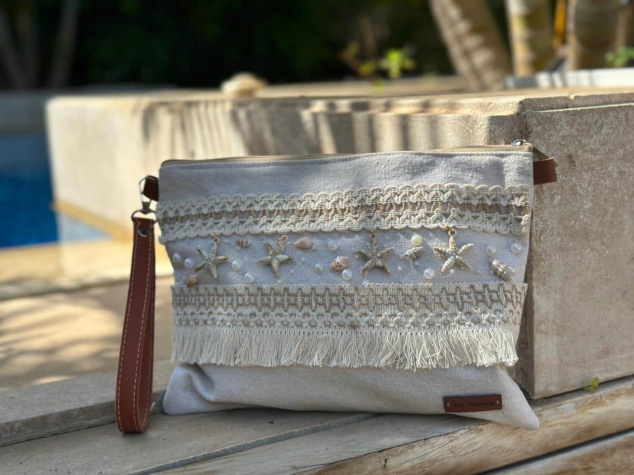 Beach star fish clutch - I Make This