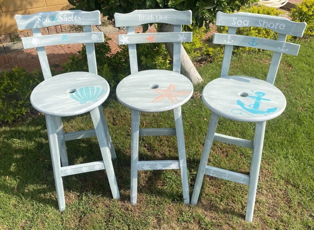 Minty Grey Summer High Chair - I Make This