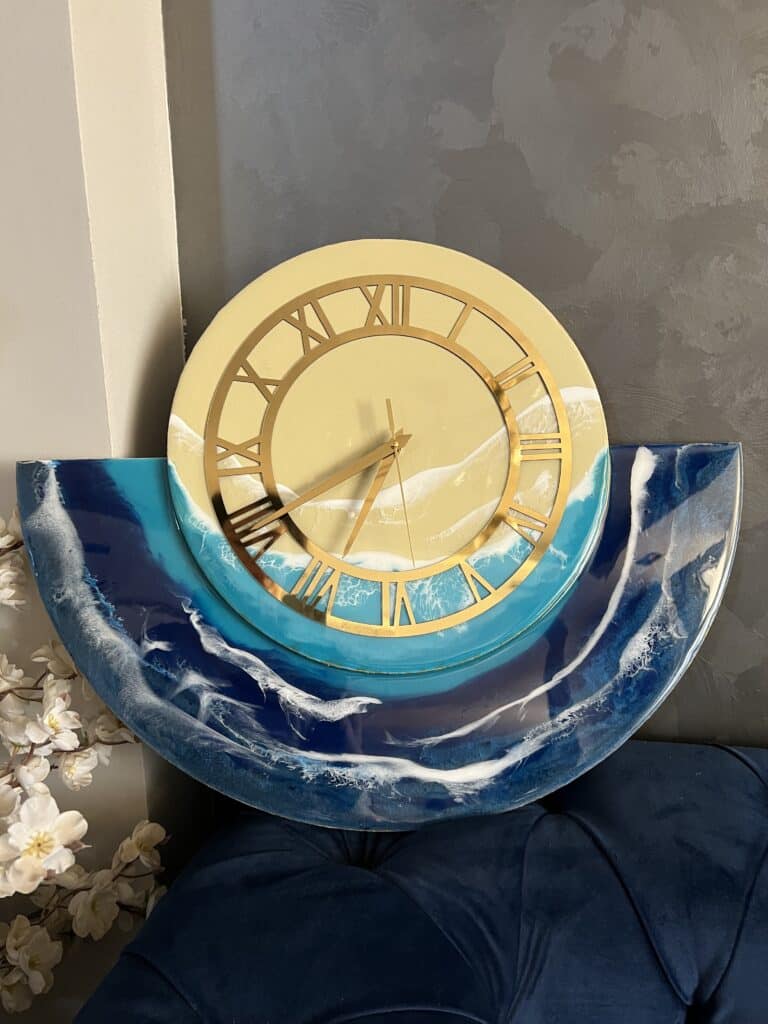 Resin Boat wall clock - I Make This